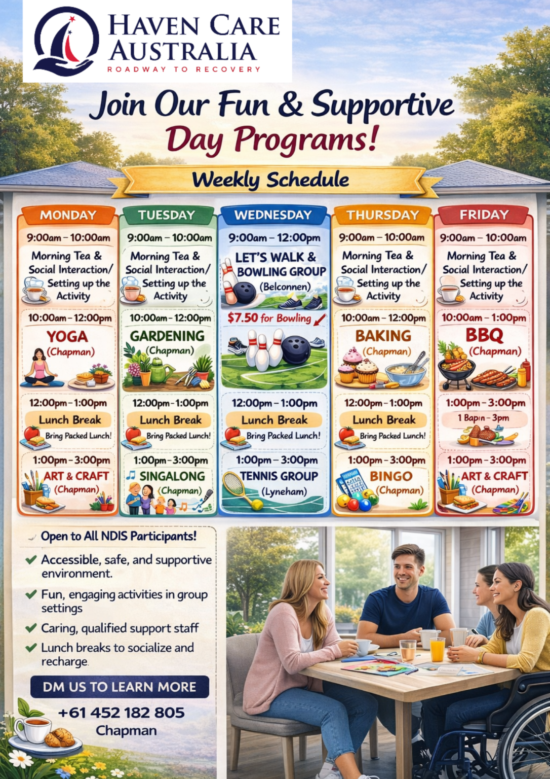 Day Programs - Haven Care Australia